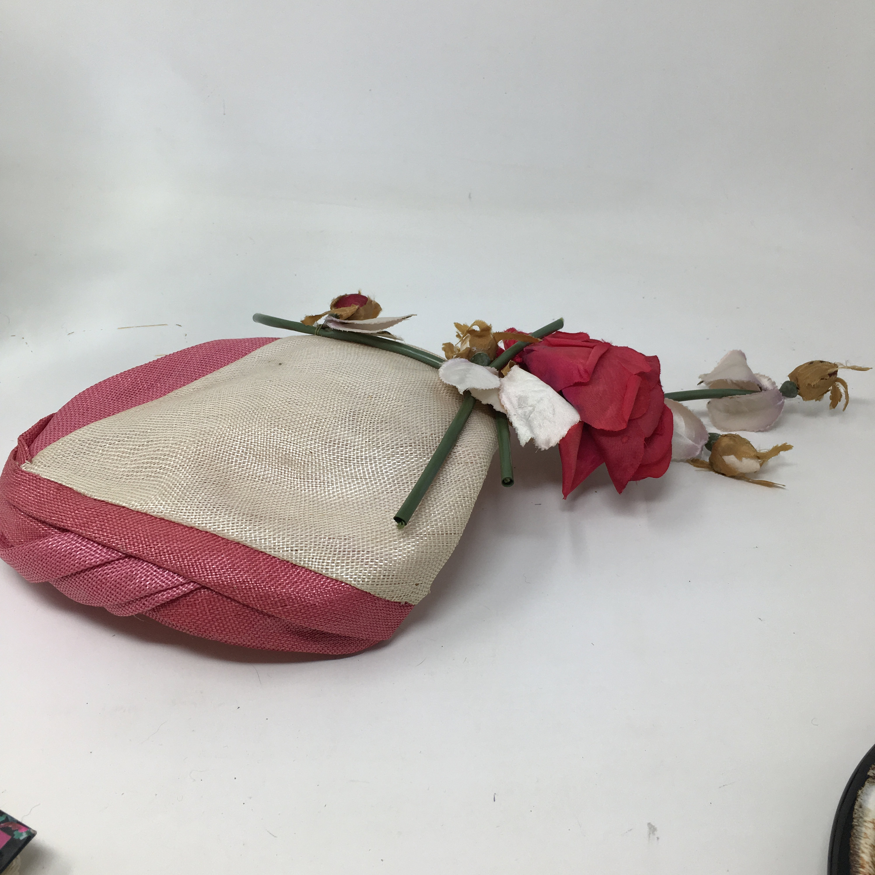 Vintage 1940's Dajon Juliette Cap Roses Flowers Red Retro | Etsy