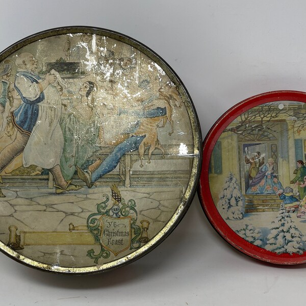 Tin Medieval Scene - Etsy