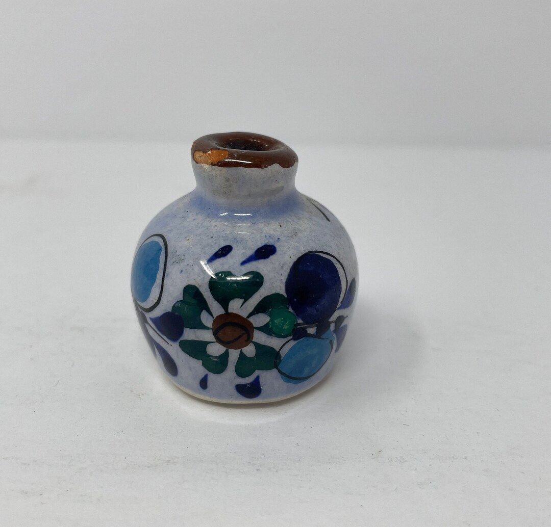 Vintage Miniature Mexican Pottery Redware Vase Dollhouse Miniatures - Etsy