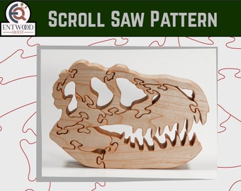 Skull Scroll Saw Pattern - Etsy