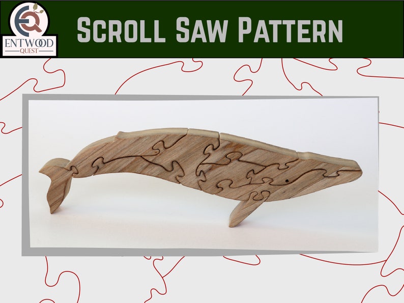 Sea Life Scroll Saw Puzzle Pattern Set #3, Manatee, Octopus, Hammerhead ...