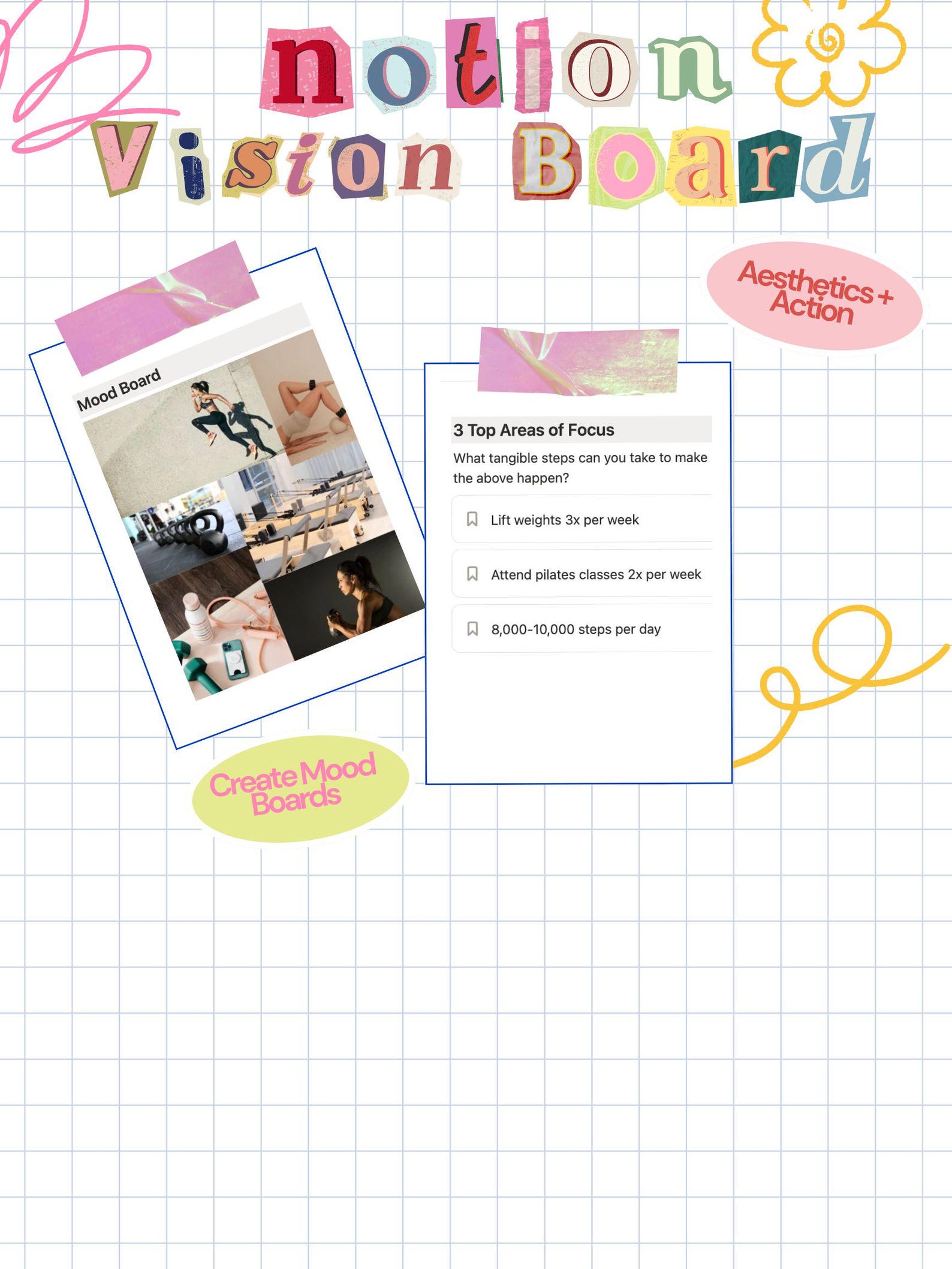 Notion Vision Board - Etsy