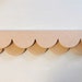 Scalloped MDF Trim Molding, Scallop Pattern MDF Trim, Each Piece 46 ...