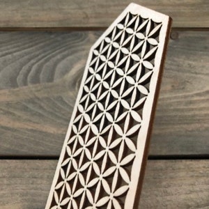 Geometric Bookmark Custom Laser Cut Wooden Bookmark Gift | Etsy