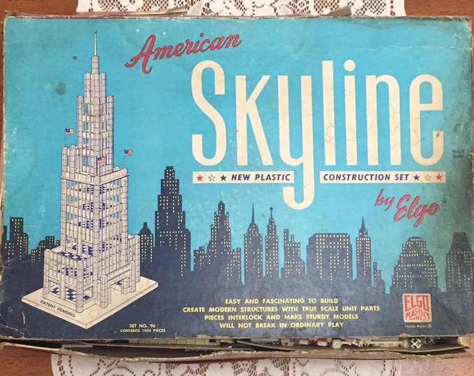 1950s American Skyline Construction Set No.96 - Etsy