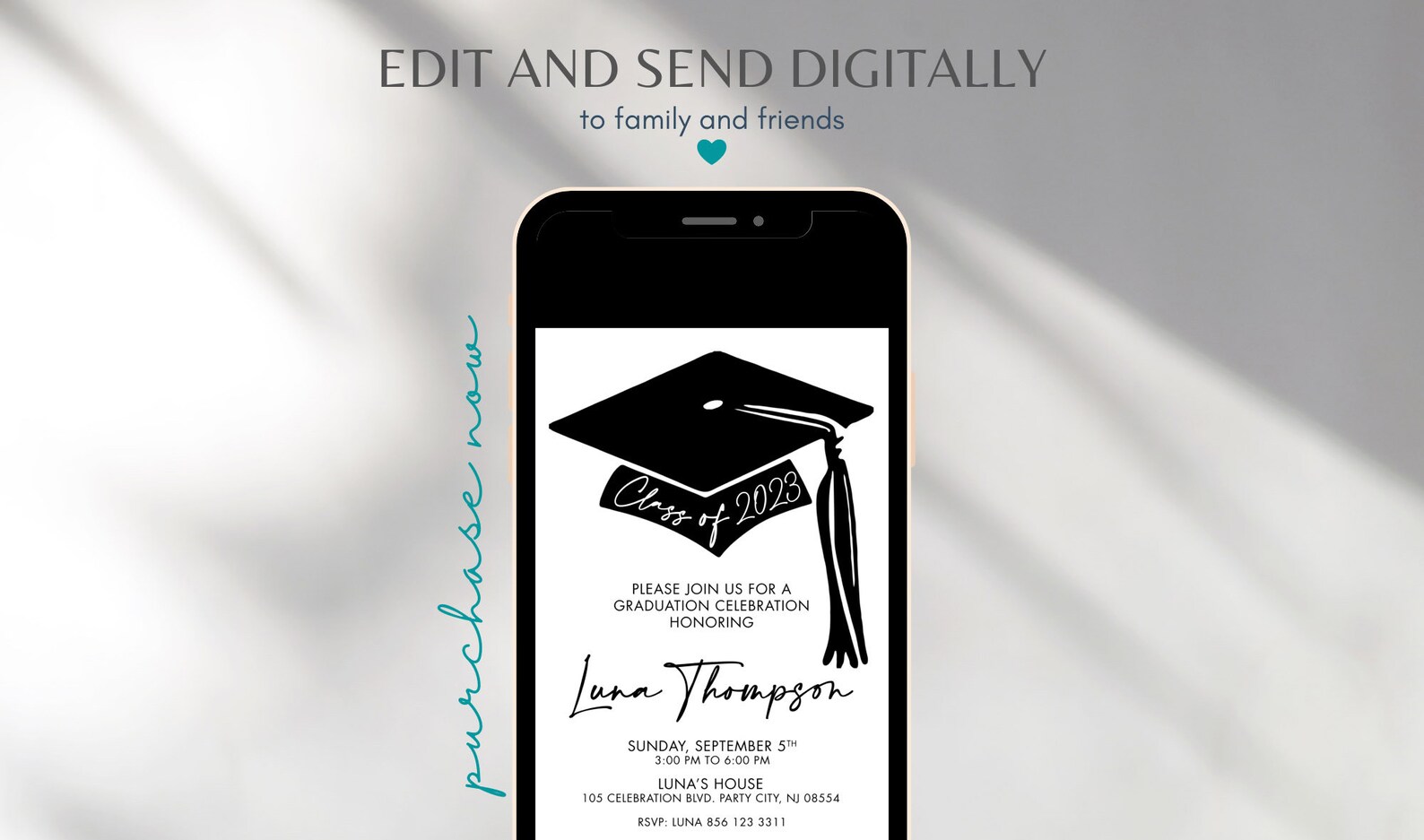 Graduation Party Invitation Printable Graduation Party - Etsy