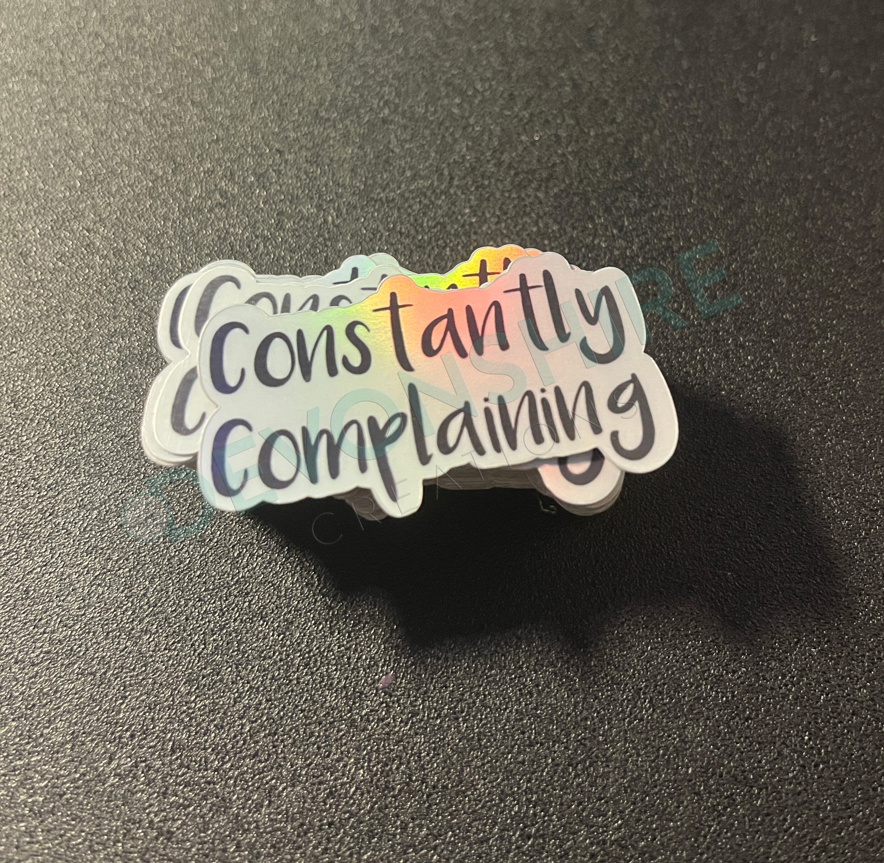 Constantly Complaining Sticker Hydroflask Sticker, Water Bottle Sticker ...