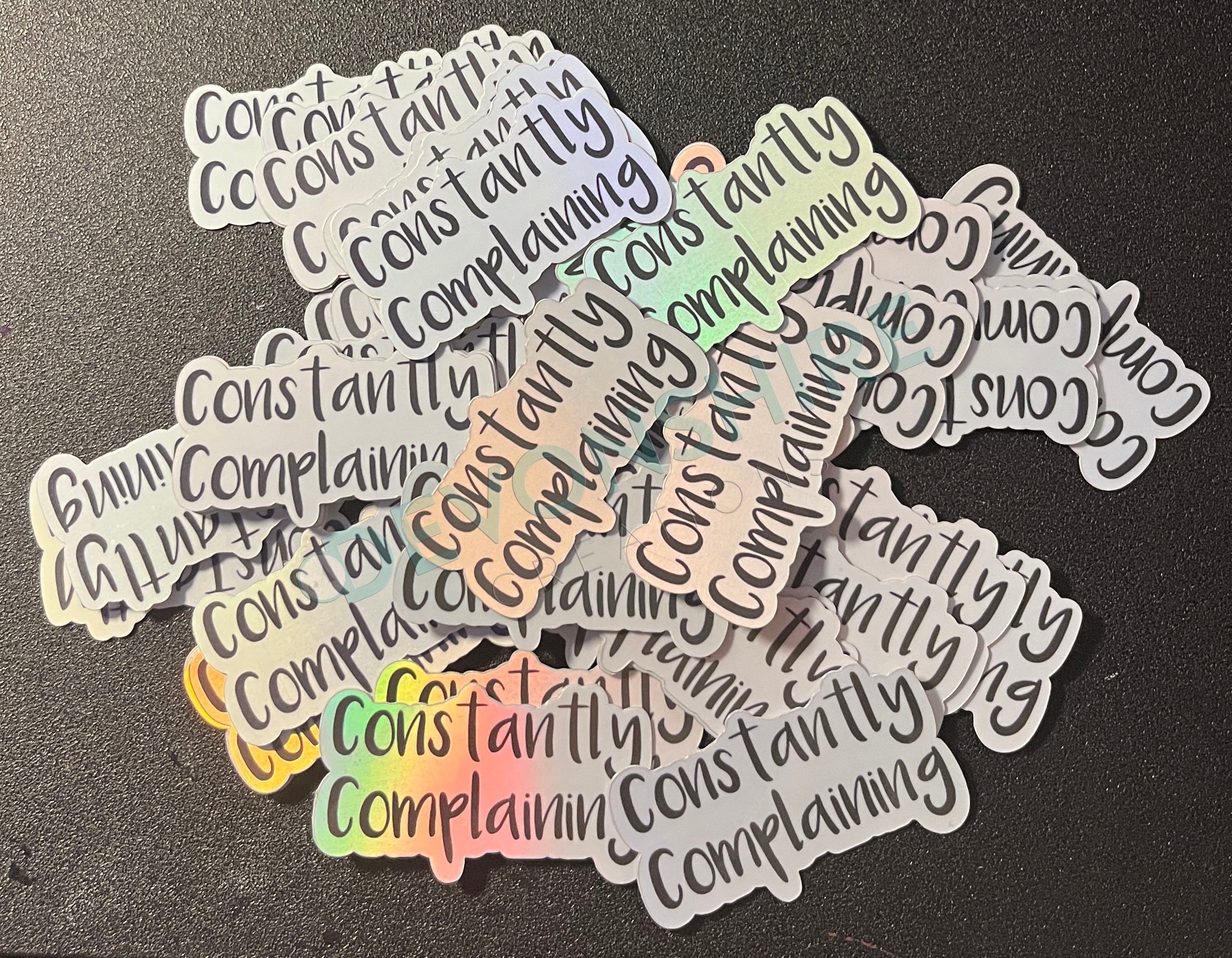Constantly Complaining Sticker Hydroflask Sticker, Water Bottle Sticker ...