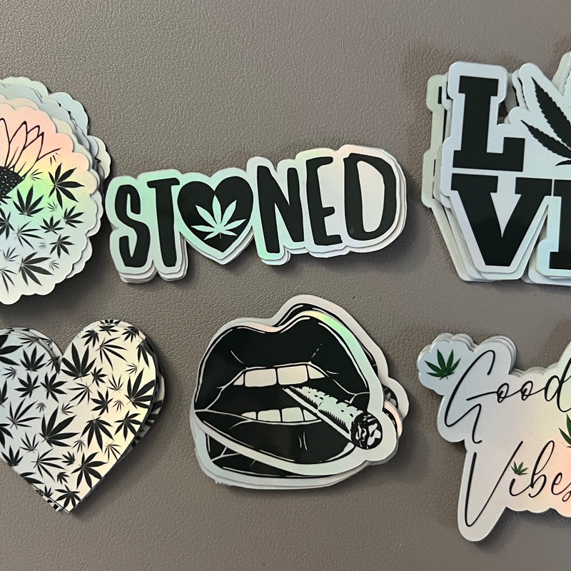 Weed Aesthetic Stickers - Etsy