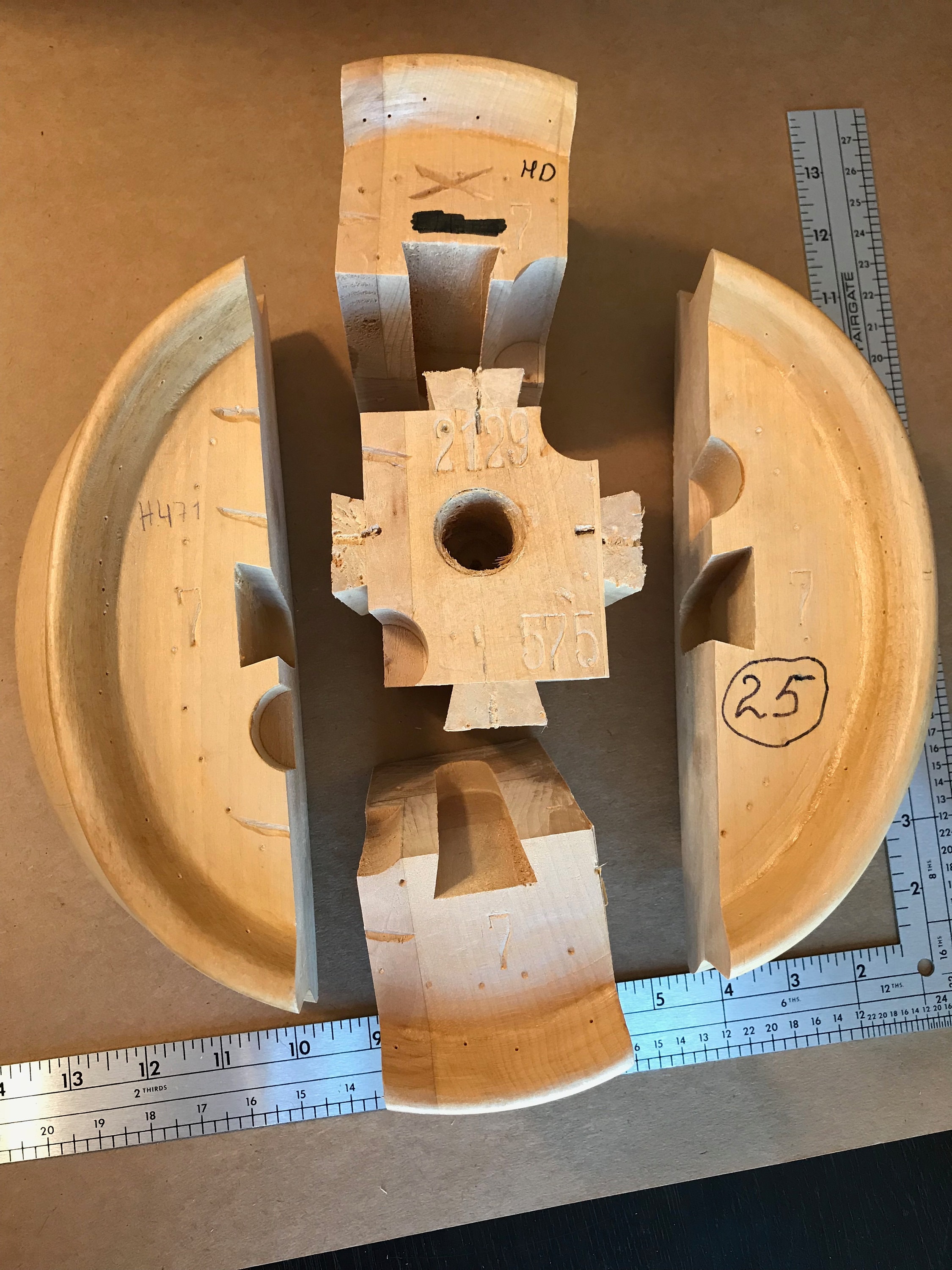 Top Hat Block Crown, Millinery Hat Block, Hat Crown Wooden Hat Block ...