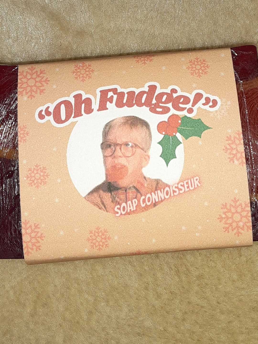 Oh Fudge! Glycerin Soap Bar, Christmas Story Inspired Gag Gift - Etsy
