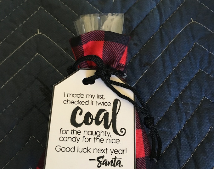 Bag of Coal Christmas Gag Gift/stocking Stuffer - Etsy