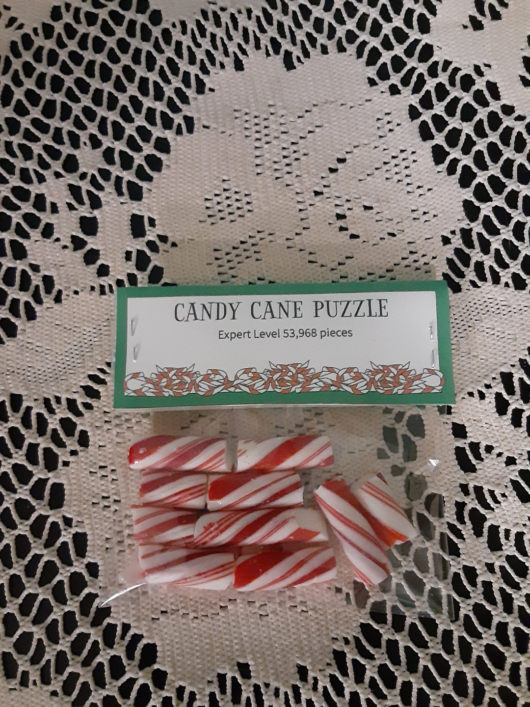 Candy Cane Puzzle Stocking Stuffer Christmas Gag Gift Party Favor - Etsy