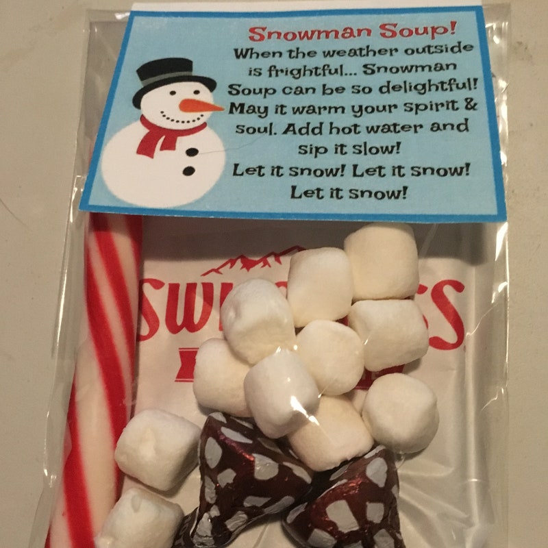 Snowman Party Favor - Etsy