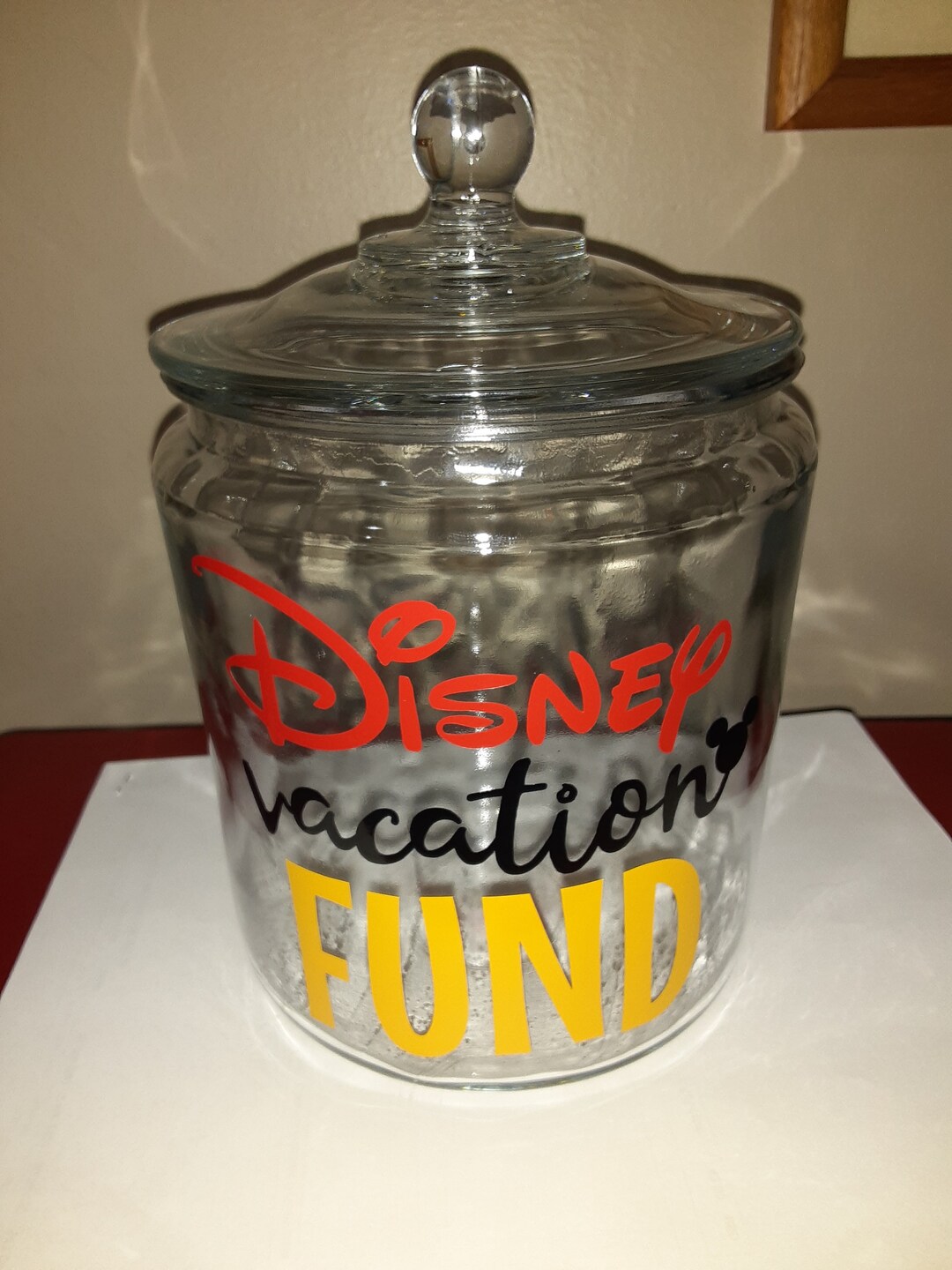 Disney Vacation Fund Large Jar - Etsy