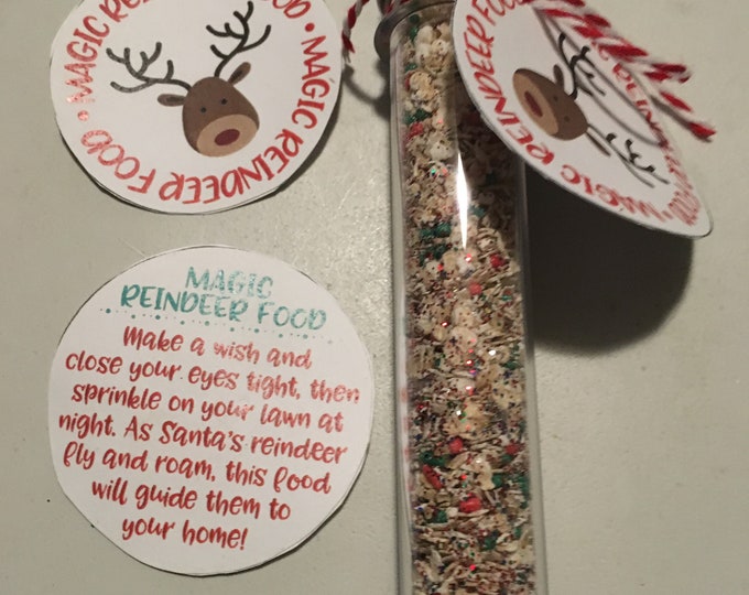 Magic Reindeer Food Christmas Eve Box Party Favor Christmas - Etsy