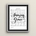 Amazing Grace Hymn Download | Hand Lettered Sheet Music Art | Hymnal ...