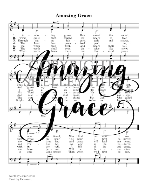 Printable Sign Language Amazing Grace Amazing Grace" How Sweet The