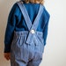 Baby Romper Railroad Stripe Overalls Hickory Stripe Overall Railroad ...