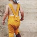 Yellow Overalls - Toddler Overalls- Baby Romper - Toddler Romper - Boho ...