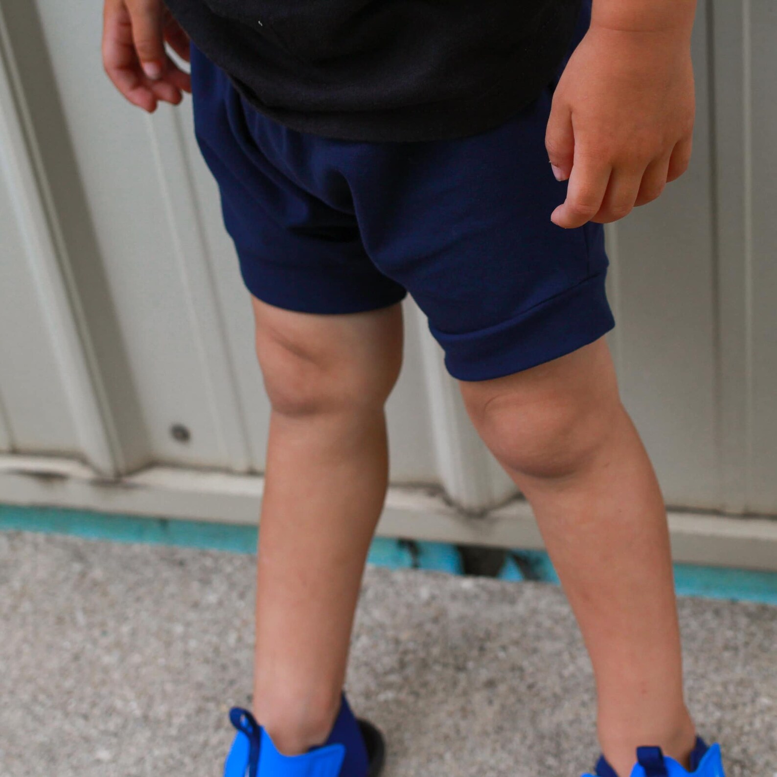 Navy Cotton Baby Shorts Navy Blue Harem Shorts Shorties - Etsy