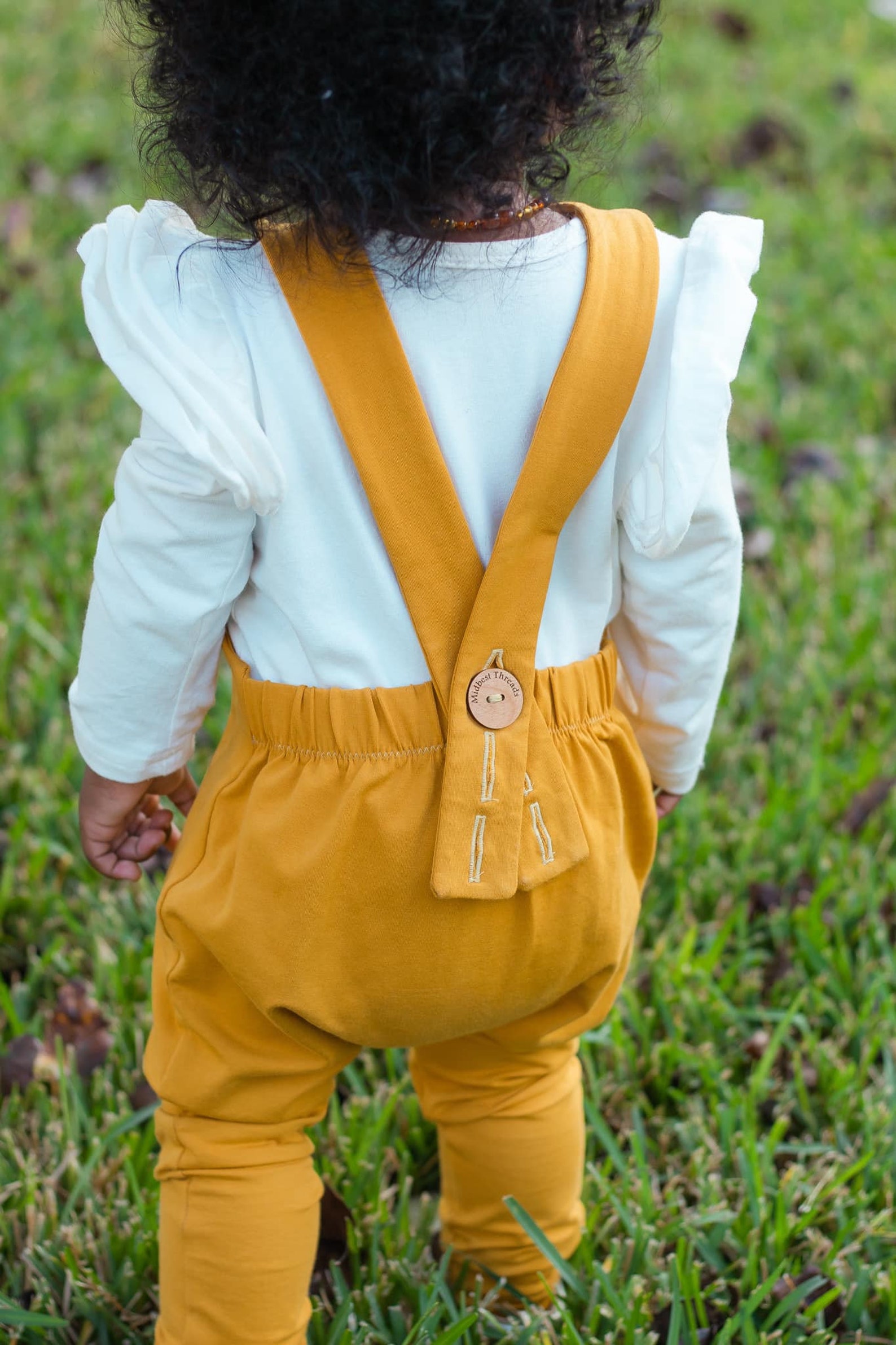 Yellow Overalls - Toddler Overalls- Baby Romper - Toddler Romper - Boho ...