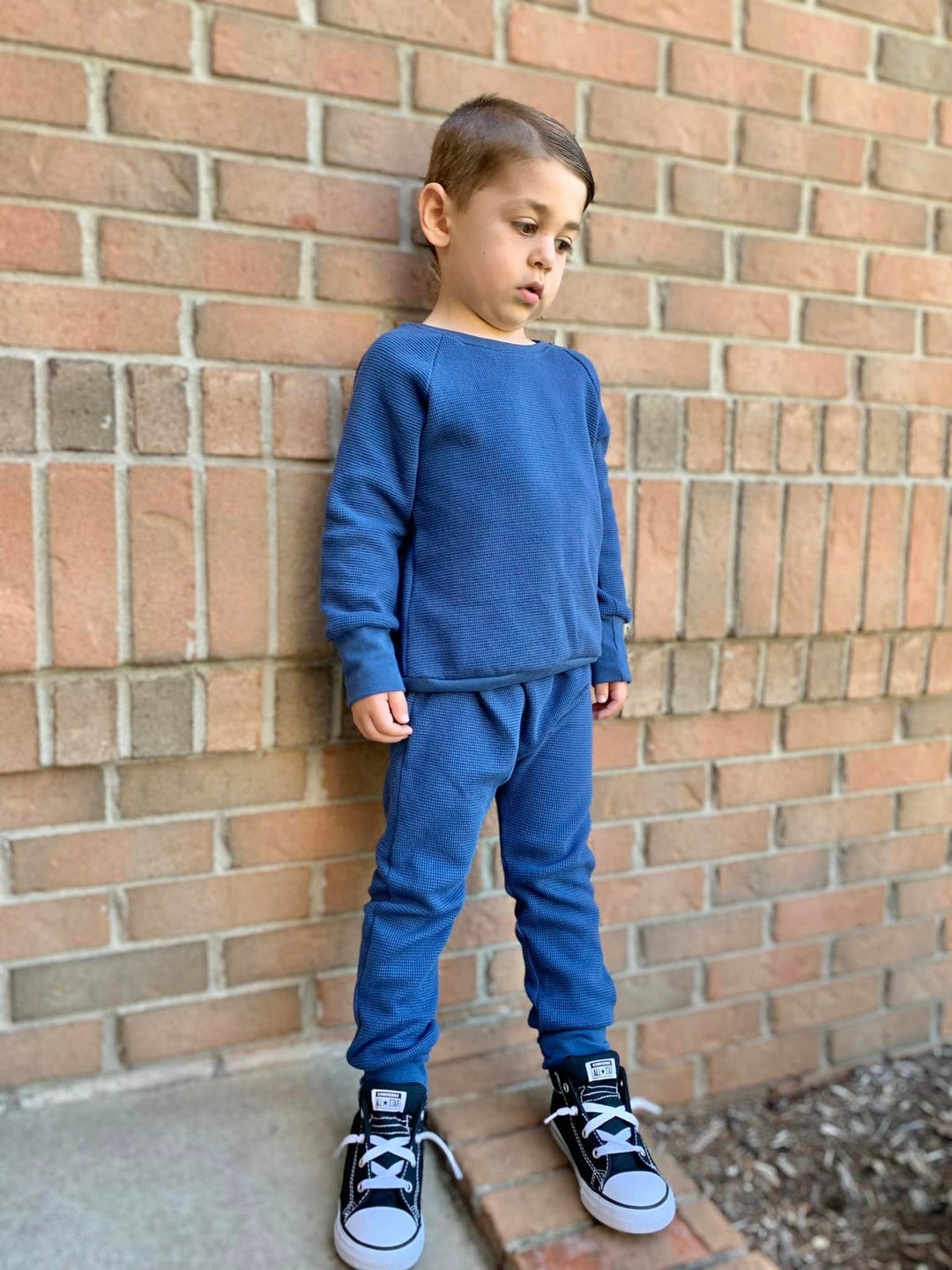 Solid Waffle Pants - Etsy