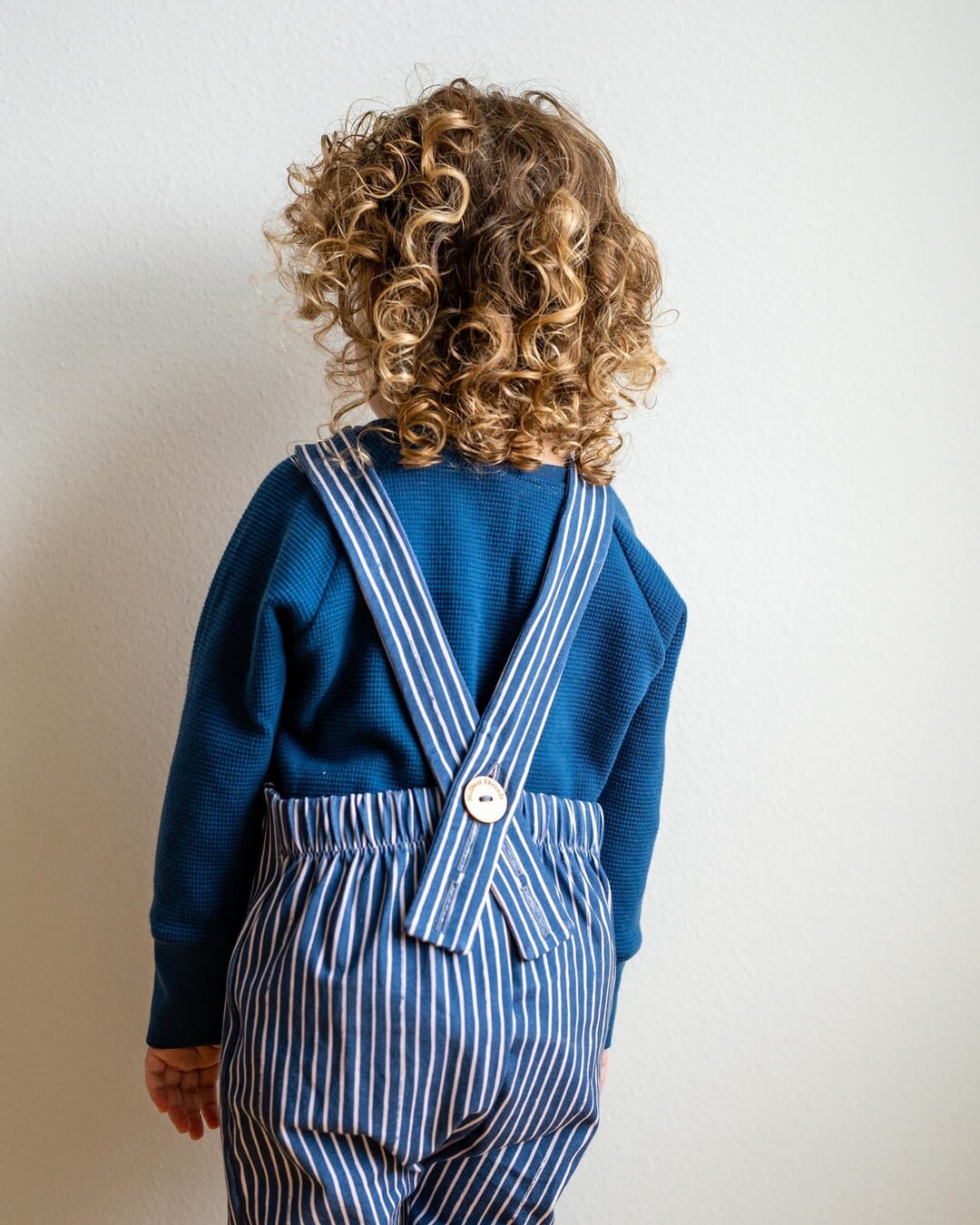 Baby Romper Railroad Stripe Overalls Hickory Stripe Overall Railroad ...
