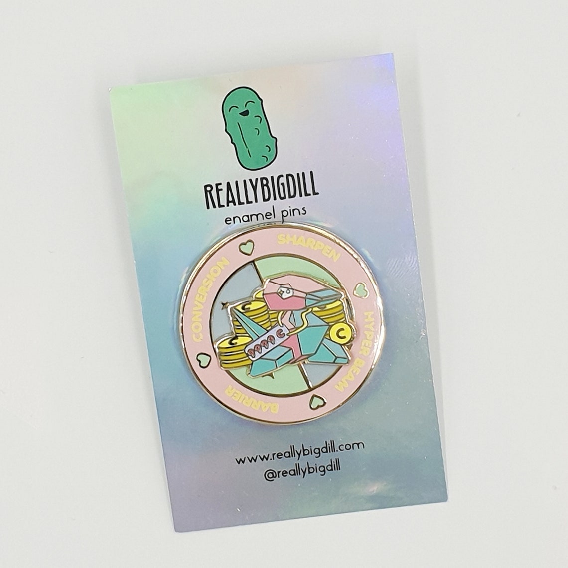 Porygon - Pokemon Battle Spinning Hard Enamel Pin - Etsy
