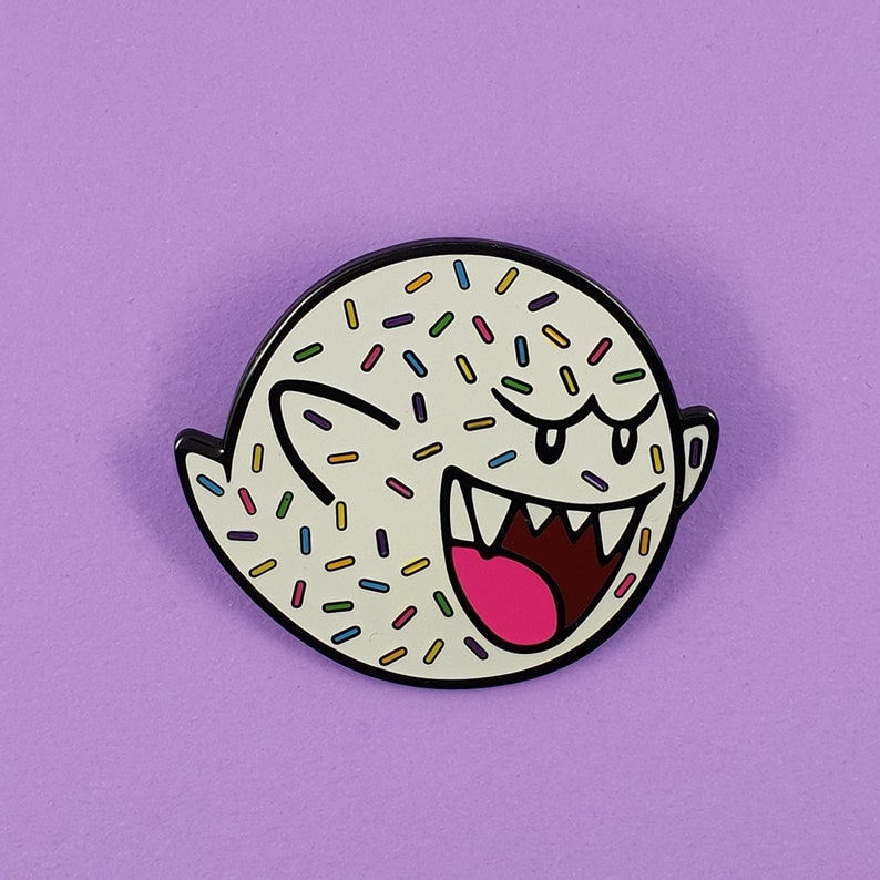 Sprinkle Boo Enamel Pin - Etsy