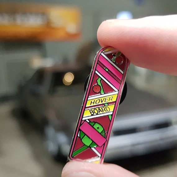 Hoverboard Back to the Future Enamel Pin - Etsy UK