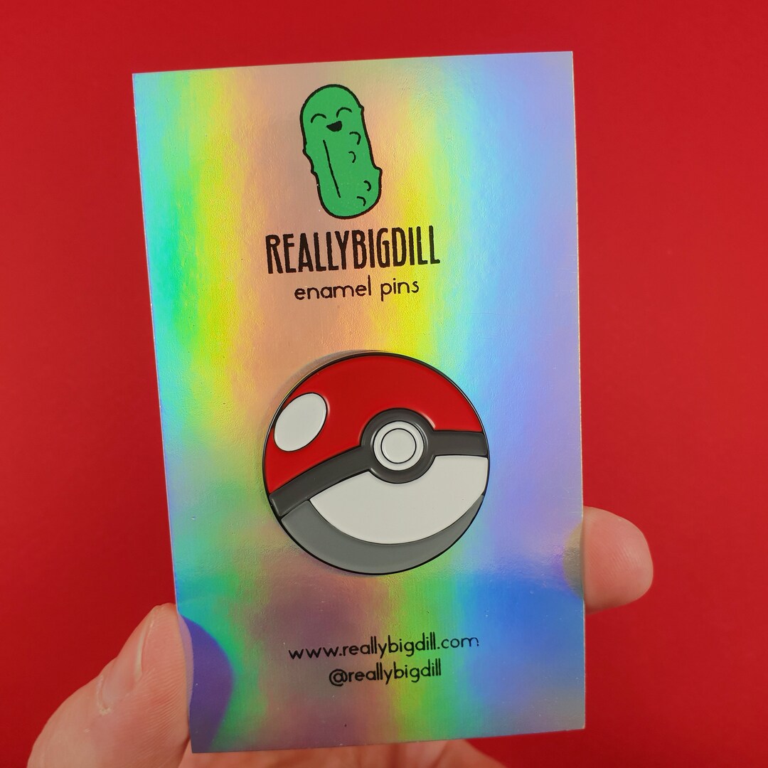 Pokeball - Pokemon Collectible Enamel Pin - Etsy