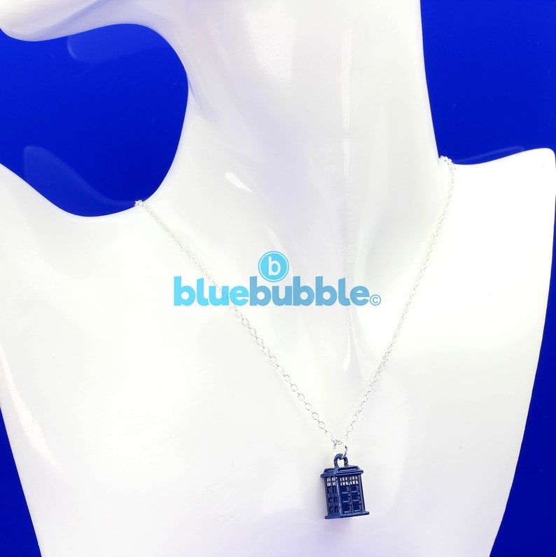 Bluebubble TIME TRAVELLER 3D Tardis Necklace on Gift Card - Funky ...