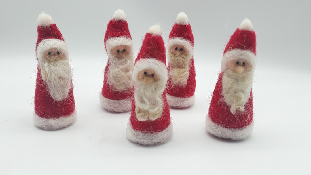Santa Claus, Santa, Felted Santa - Etsy