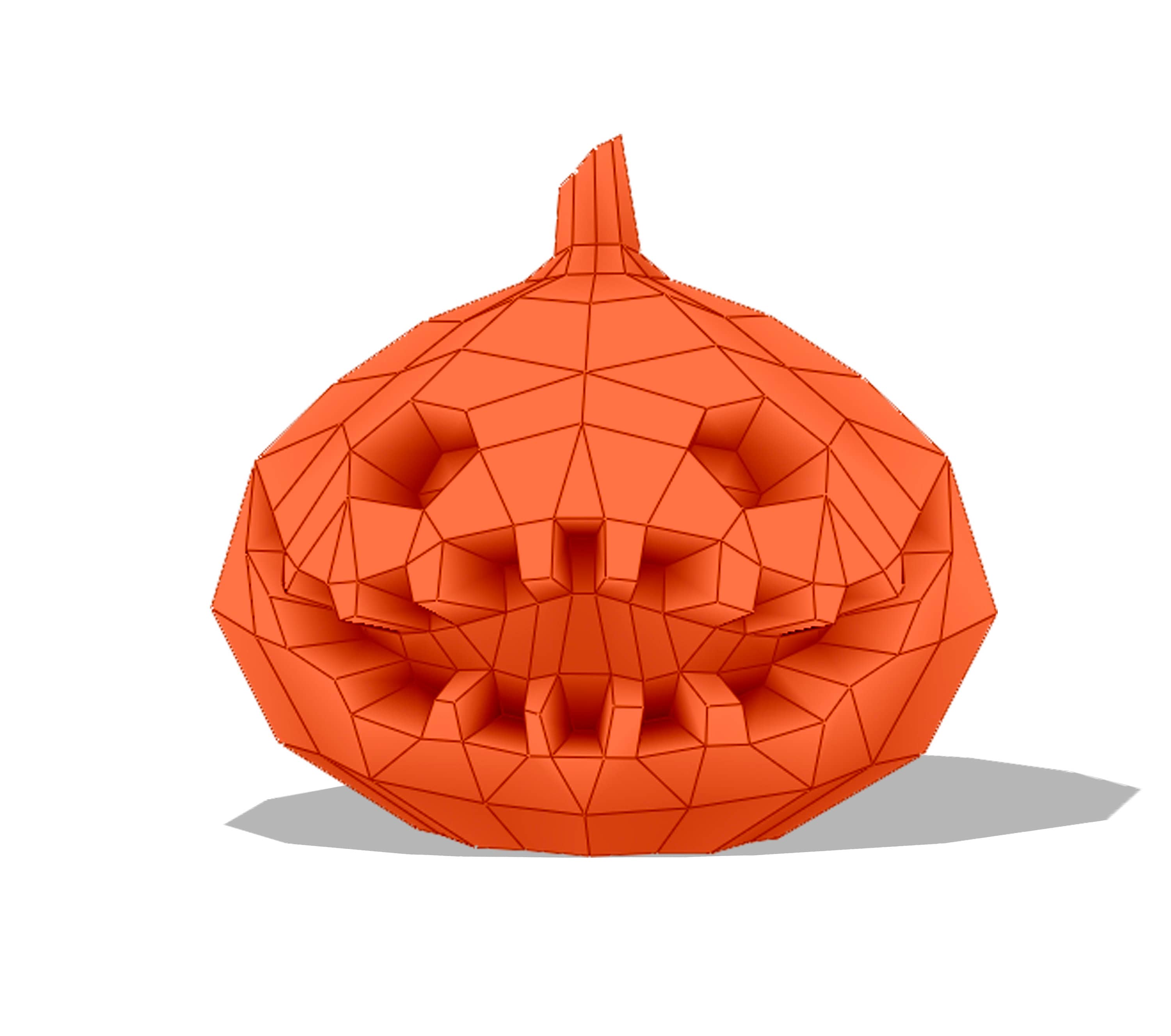 Calabaza papercraft decoración de halloween papel Escultura - Etsy México