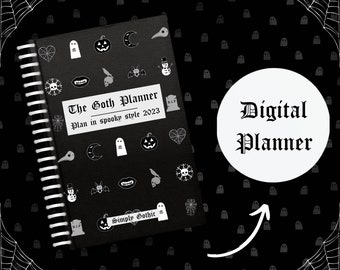 Goth Work Planner - Etsy