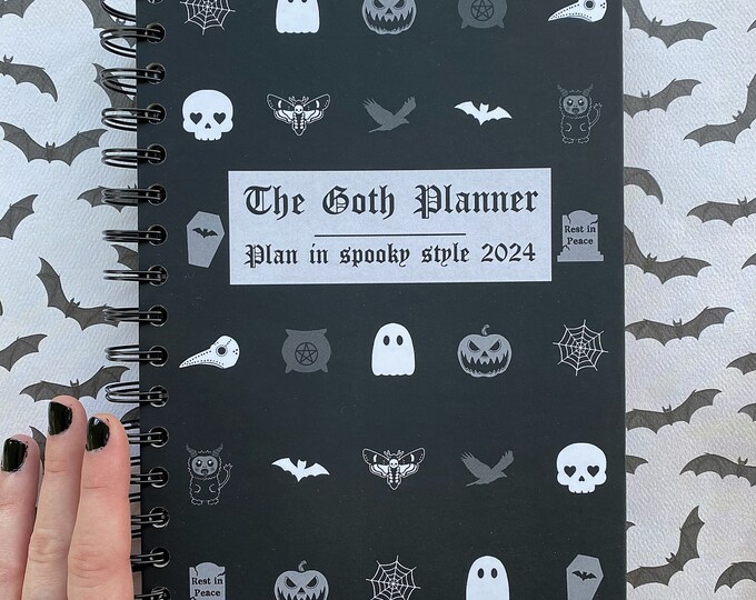 The Goth Planner - Plan in Spooky Style // Gothic Planner, Gothic Diary ...