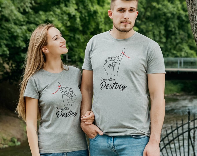 Destiny Couples Shirts - Crowns Matching Couple T-shirts - His and Hers ...