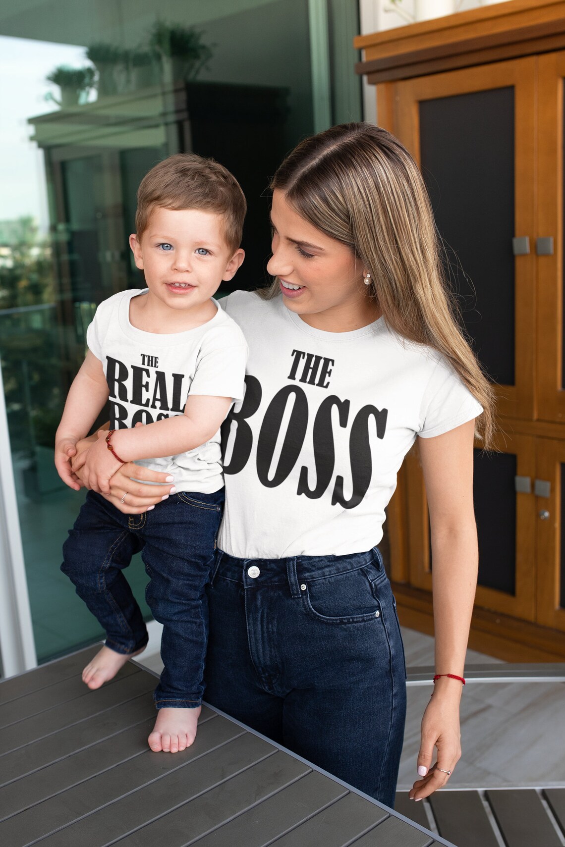 Boss and Real Boss Matching Shirts Mother Child Matching | Etsy