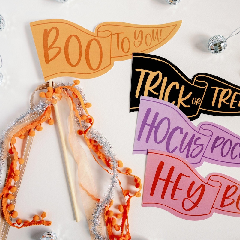 Halloween Pennants - Etsy