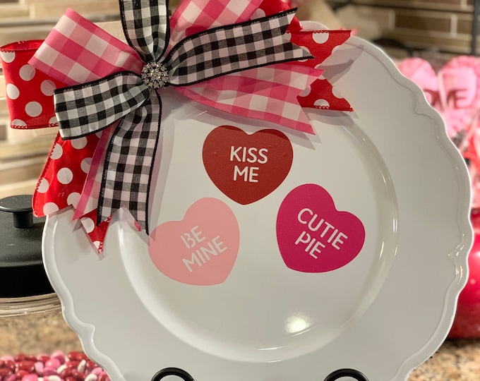 4 Inch Decorative Valentines Day Plates/4 Inch Plates/valentines Day ...