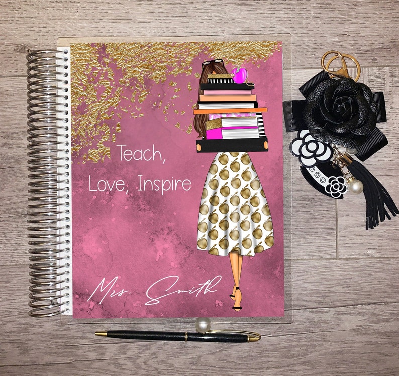 Teacher Planner Cover for Use With Your Erin Condren Planner, Happy ...