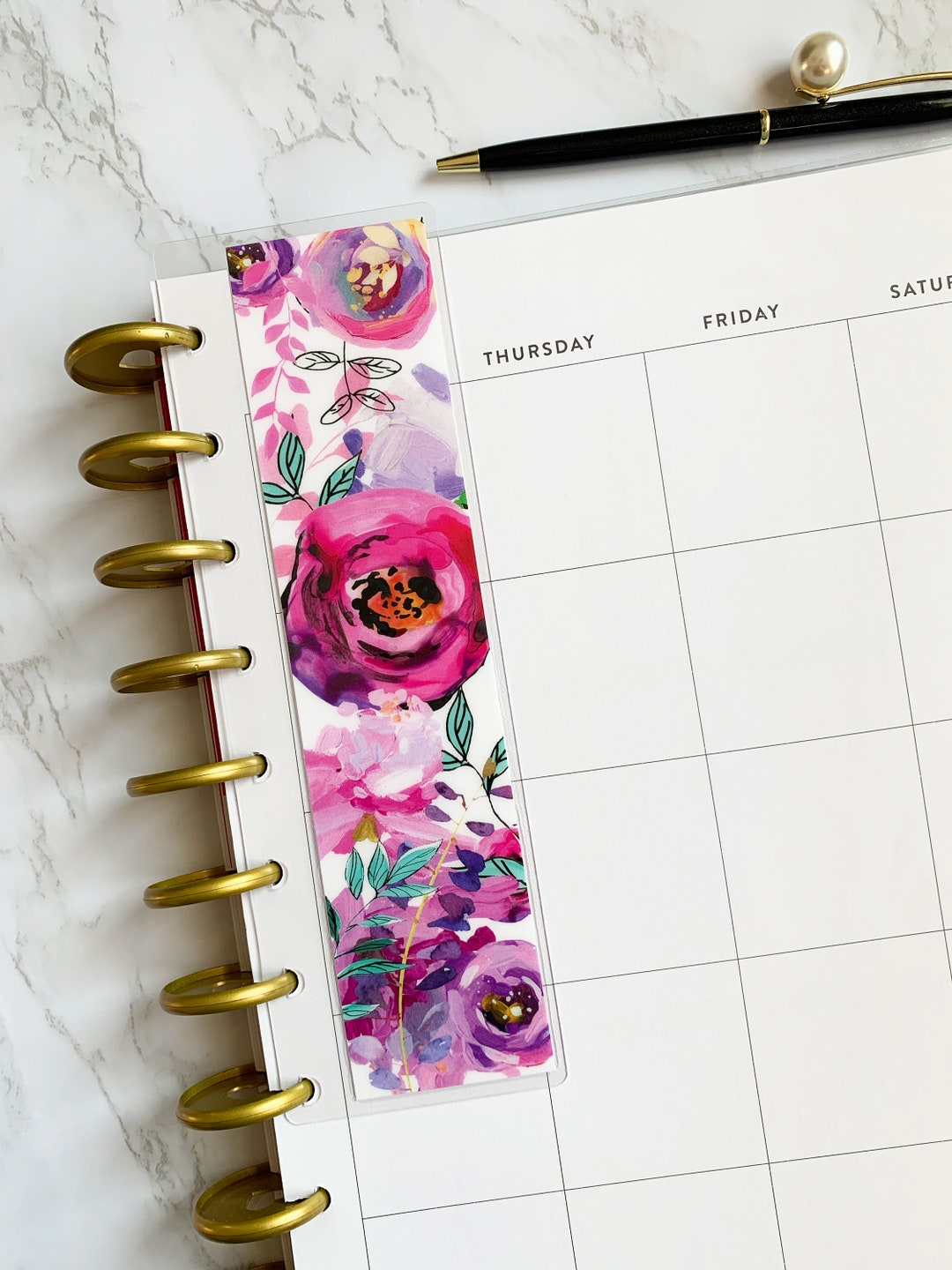 Page Marker Laminated for Use With Erin Condren Planner, Happy Planner ...