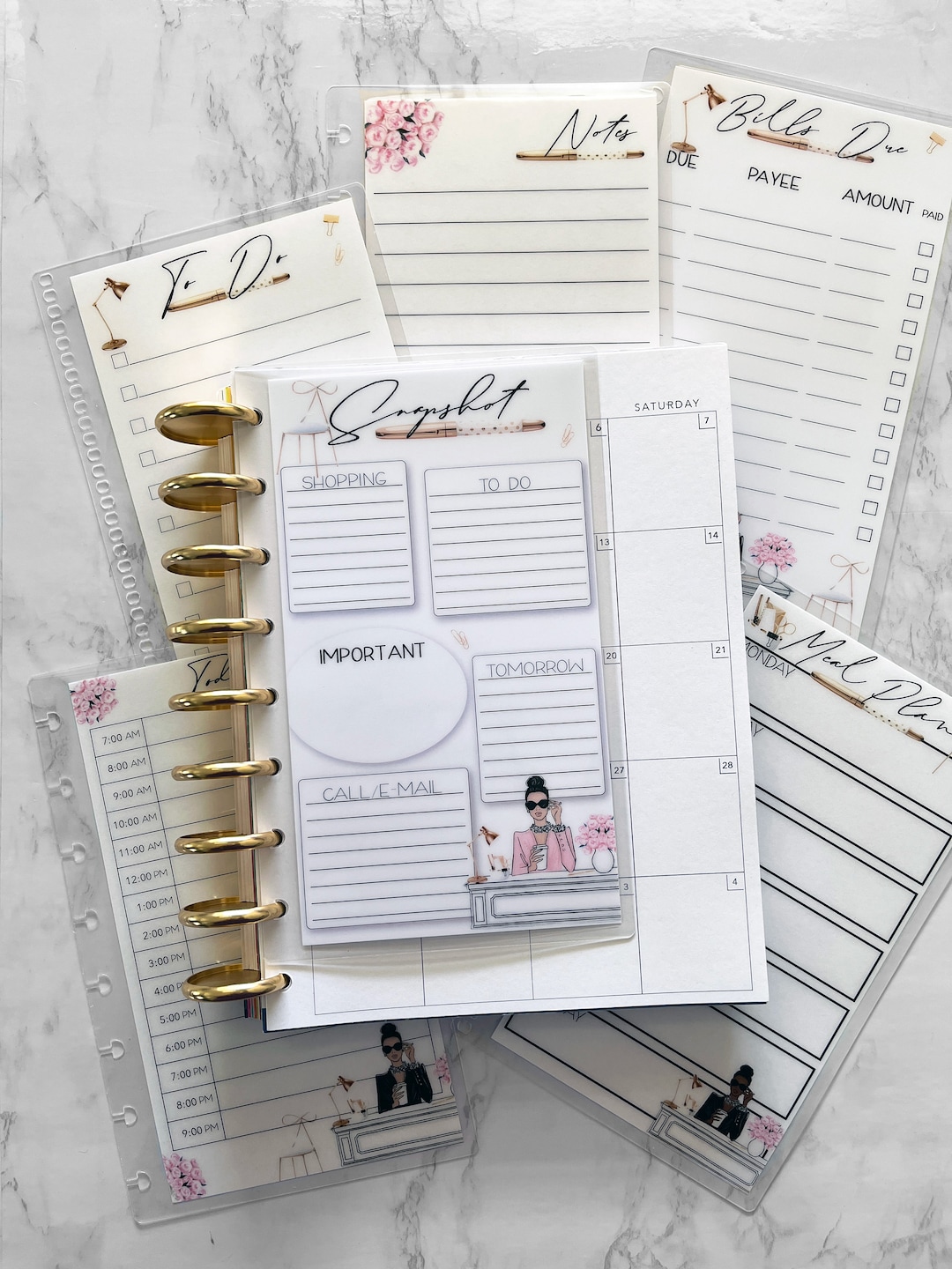 PLANNER DASHBOARD, Printed & Laminated Planner, Work Planner Dashboard ...