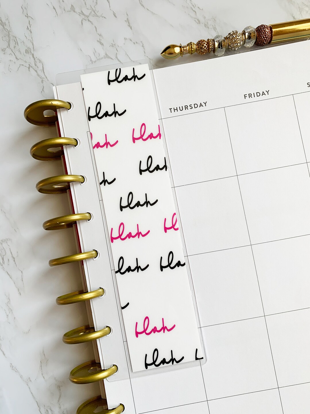 Page Marker for Use With Your Erin Condren Planner, Happy Planner, or ...