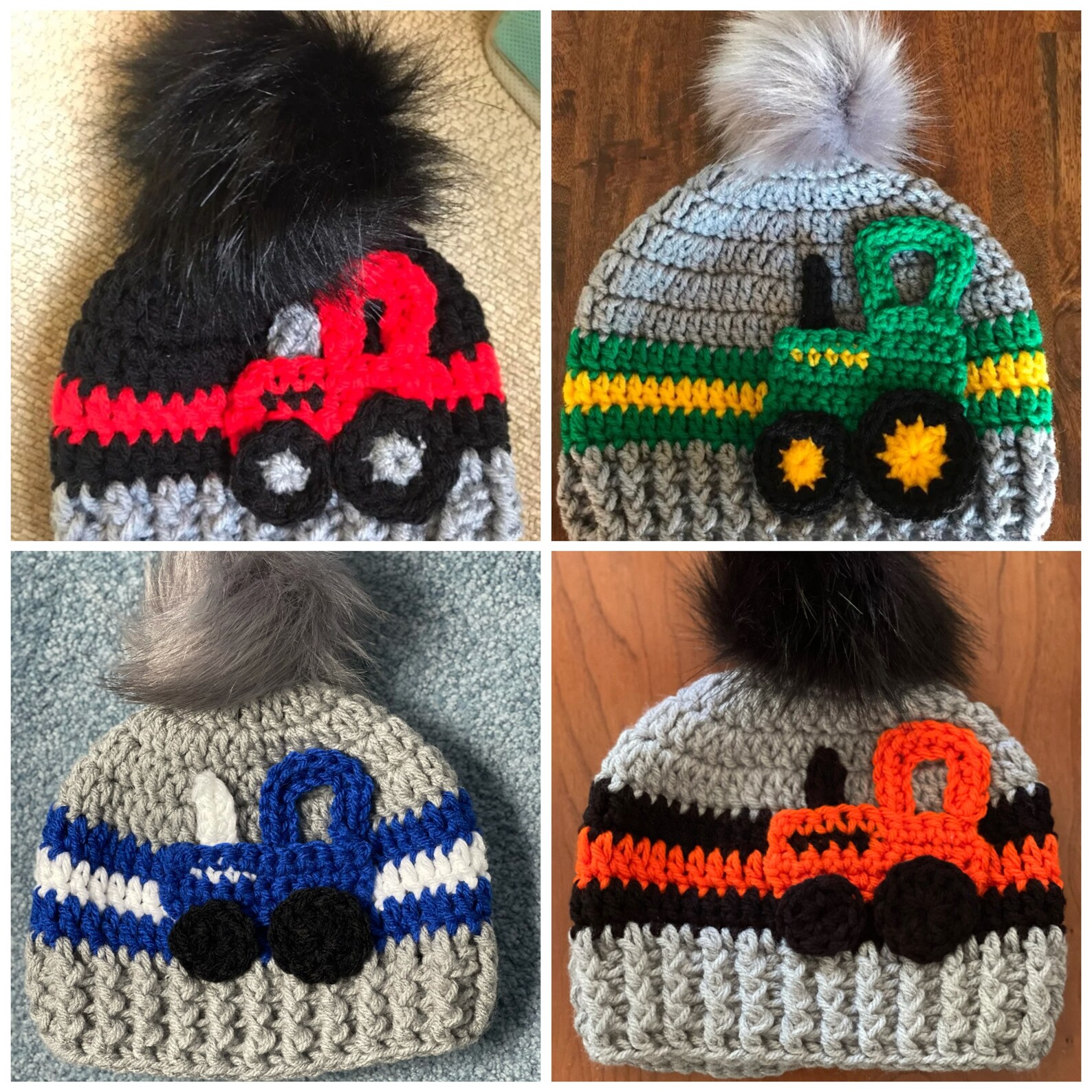 Tractor Hat Farm Country Living Winter Style John Deere Massey Ferguson ...