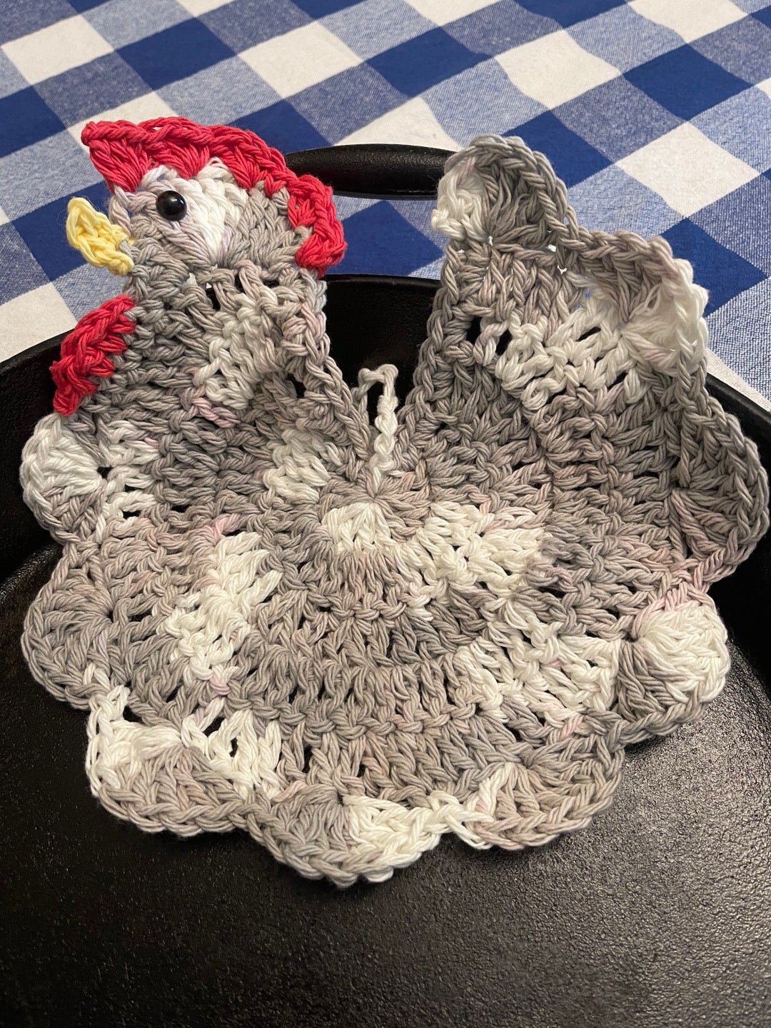 Ms. Hen Pot Holder | Chicken Pot Holder | Kitchen Decor | Trivet ...