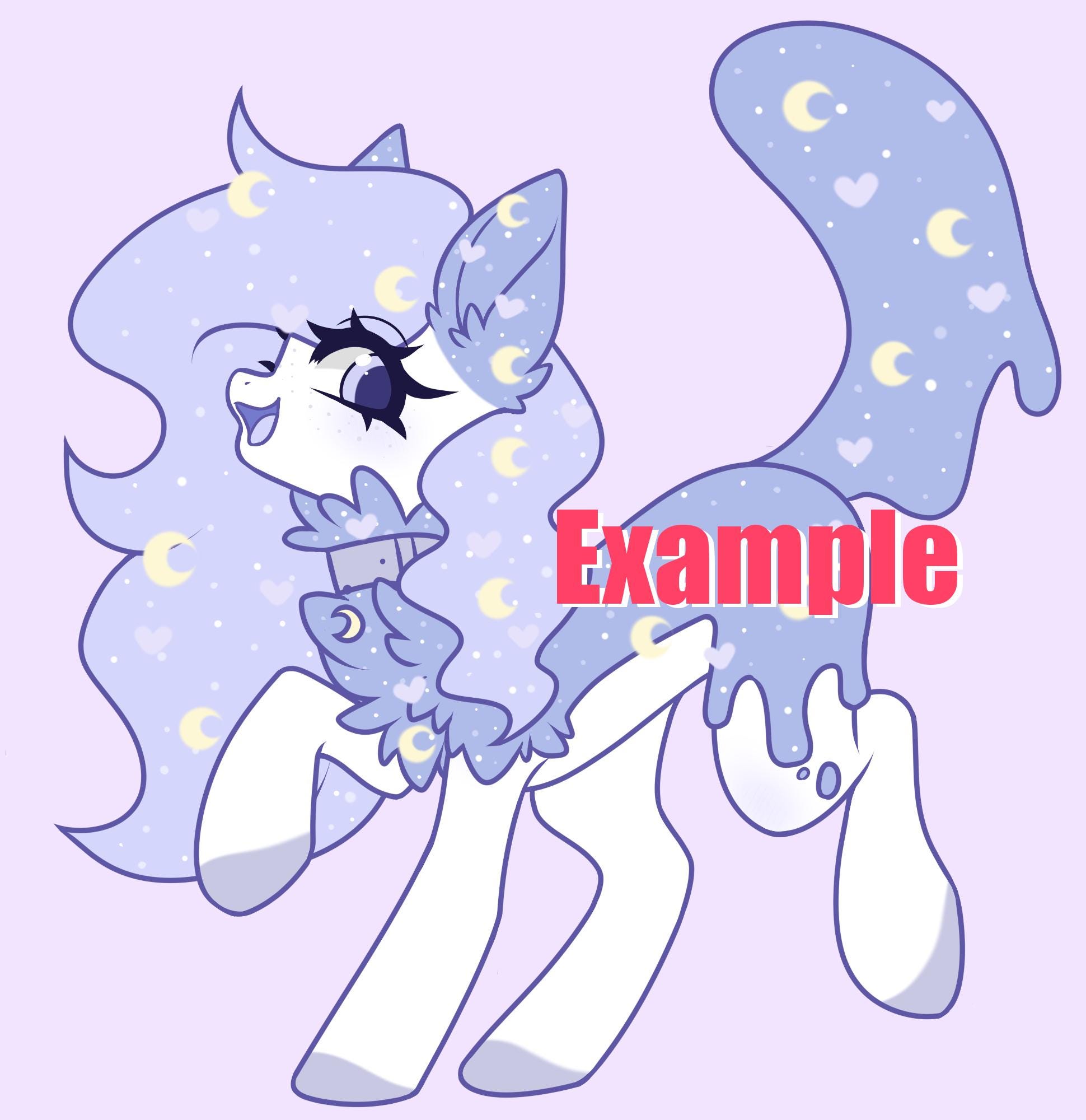 MLP Base | Customizable Wings, Horns, Hair (digital Download) - Etsy