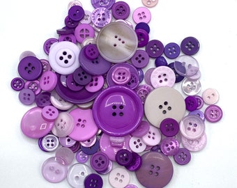 Purple buttons | Etsy