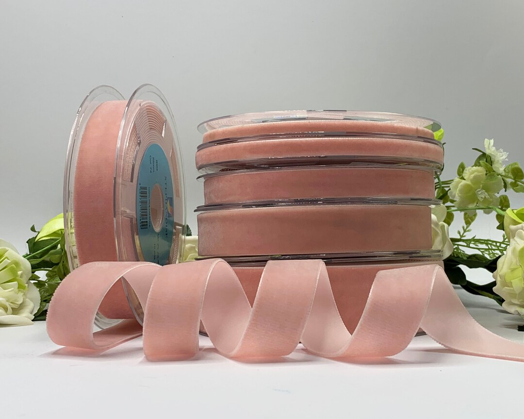 Light Pink Velvet Ribbon, Baby Pink Choker Velvet, Pale Pink Velvet ...